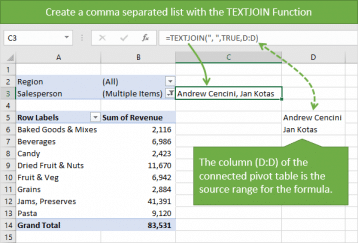 3 Ways to Display (Multiple Items) Filter Criteria in a Pivot Table ...