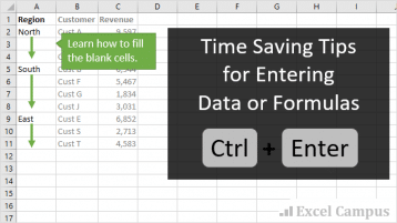 2 Ways to Use the Ctrl+Enter Keyboard Shortcut in Excel - Excel Campus