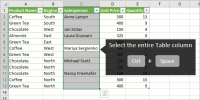 2 Keyboard Shortcuts to Select a Column with Blank Cells in Excel