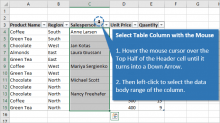2 Keyboard Shortcuts to Select a Column with Blank Cells in Excel