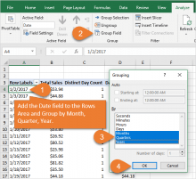 How to Calculate Daily Averages with a Pivot Table - Excel Campus