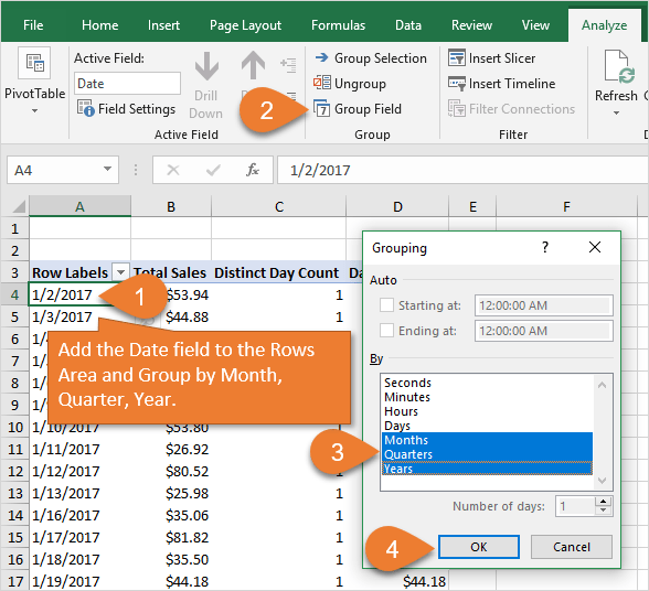 Calculate Average By Date In Excel Pivot Table Brokeasshome