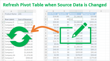 Refresh Pivot Tables Automatically When Source Data Changes - Excel Campus