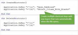 2 Ways to Assign Keyboard Shortcuts to Macros - Excel Campus