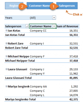 Macro Buttons to Add Fields to Pivot Tables - Excel Campus