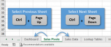 7 Shortcuts for Working with Worksheet Tabs in Excel - Excel Campus