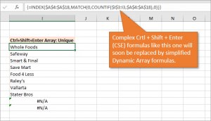 New Excel Features: Dynamic Array Formulas & Spill Ranges - Excel Campus