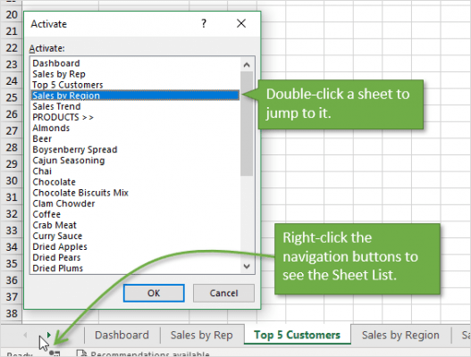 7 Shortcuts for Working with Worksheet Tabs in Excel - Excel Campus
