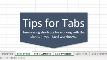 7 Shortcuts for Working with Worksheet Tabs in Excel - Excel Campus