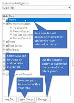 How to Add Macro Buttons to the Excel Ribbon or Quick Access Toolbar - Excel Campus