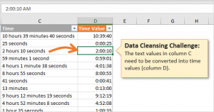 Convert Text to Time Values with Formulas - Excel Campus