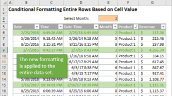 How to Apply Conditional Formatting to Rows Based on Cell Value - Excel ...