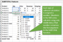 How to Use the Subtotal Feature and the SUBTOTAL Function in Excel ...