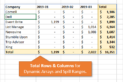 Total Rows for Dynamic Array Formulas & Spill Ranges