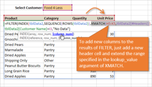 FILTER Formula to Return Non-Adjacent Columns in Any Order - Excel Campus