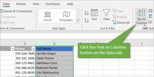 Split Cells with Text to Columns in Excel - Excel Campus