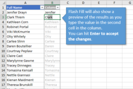 How to Split Text in Cells with Flash Fill in Excel - Excel Campus