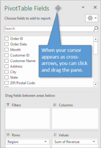 3 Tips for the Pivot Table Fields List in Excel - Excel Campus