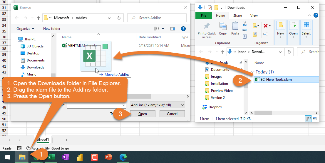 How to Manually Install The Hero Tools Add-in - Excel Campus