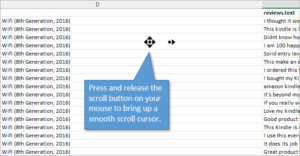 Excel Update: Smooth Scrolling Rows and Columns - Excel Campus