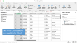 Excel Update: Power Query Editor for Mac - Excel Campus