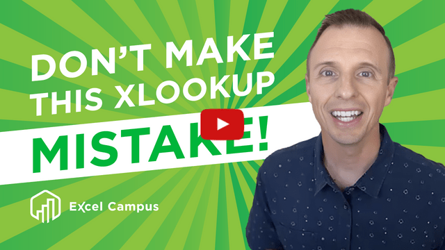 How To Fix And Prevent The Value Error With Xlookup Excel Campus