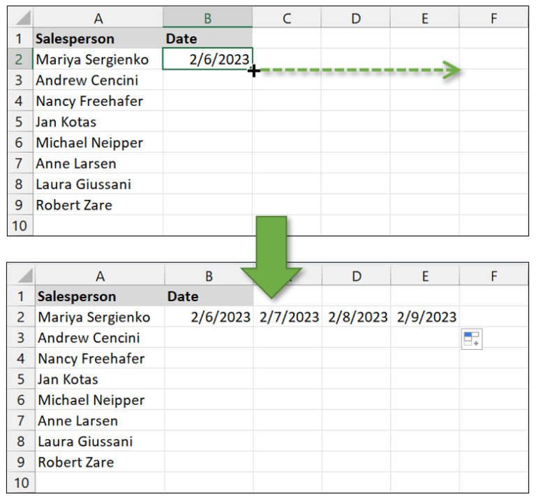 How to Autofill Dates in Excel - Excel Campus