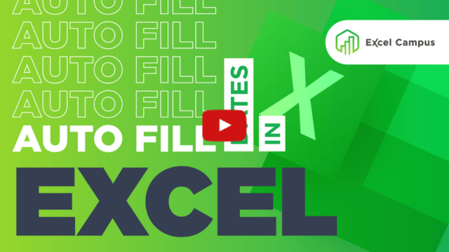 How To Autofill Dates In Excel Excel Campus 9289