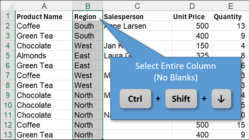 Selecting Entire Columns That Have Blank Cells - Excel Campus