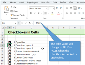 New Checkboxes in Excel - Excel Campus