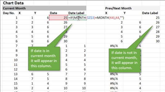 Interactive Calendar Chart with Weekly Goals - Part 2 - Excel Campus