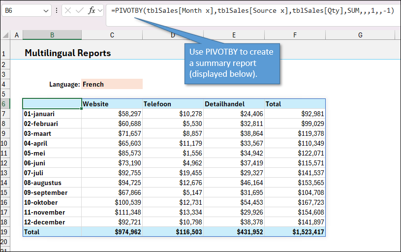 Create Interactive Excel Reports in ANY LANGUAGE - Excel Campus
