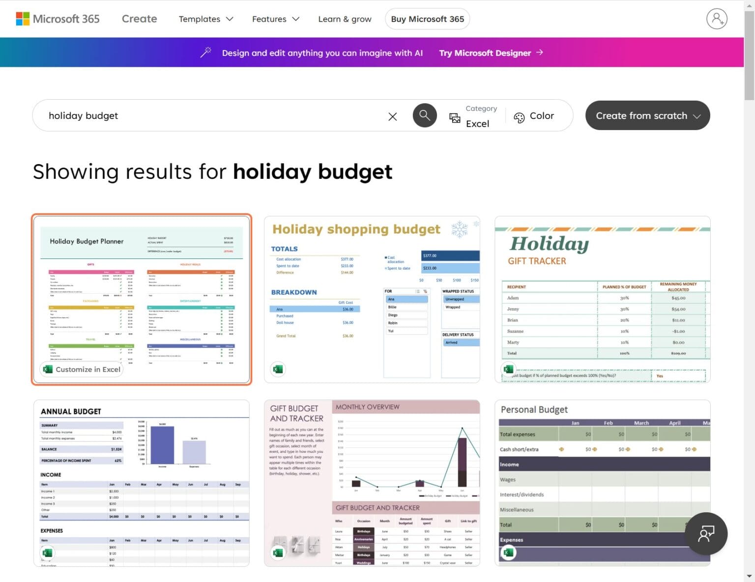 3 Excel Templates for the Holidays - Excel Campus